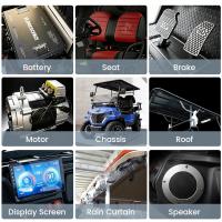 China Golf Cart 2026 New Model Luxury 5kW Motor 72V Lithium Battery CE Certified for sale