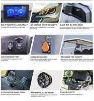 China Eco Friendly 2 Seater Golf Cart Offering Quiet Operation and Performance for Golf Courses Parks and Private Properties for sale