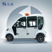 China 60V 5-Seater Enclosed Electric Patrol Car with Air Conditioner and Patrol Light Bar for sale