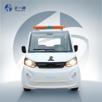 China 60V 5-Seater Enclosed Electric Patrol Car with Air Conditioner and Patrol Light Bar for sale