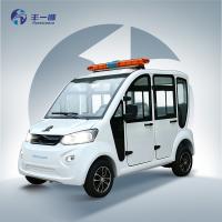 China 60V 5-Seater Enclosed Electric Patrol Car with Air Conditioner and Patrol Light Bar for sale