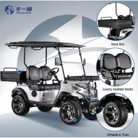 China Qingdao ODM Golf Cart Manufacturers 60v Quality Cargo Utility on Road Electric Cart 120km Range Buggy Car Golf for sale