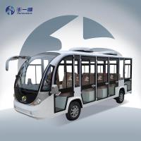 China Factory 14 Seat Low Speed Enclosed Sightseeing Mini Bus Electric Tourist Shuttle with Full Window Doors for sale