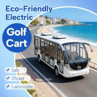 China Factory 14 Seat Low Speed Enclosed Sightseeing Mini Bus Electric Tourist Shuttle with Full Window Doors for sale