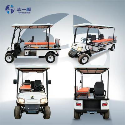 China 2026 New Emergency NEV Golf Cart Manufacturers for Sale 30mph Low Speed Utility Electric White Golf Car for sale