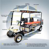 China 2026 New Emergency NEV Golf Cart Manufacturers for Sale 30mph Low Speed Utility Electric White Golf Car for sale