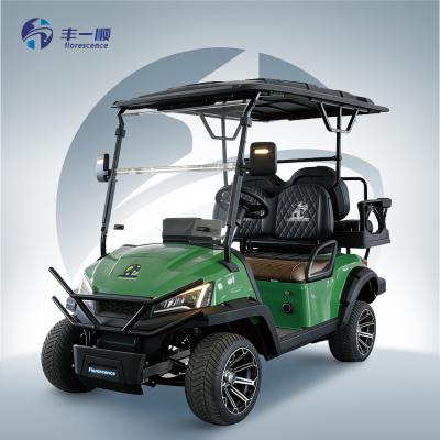 China Chinese 2+2 Electric Golf Cart 4 Seats Lithium Ready Shuttle For Courses & Resorts for sale