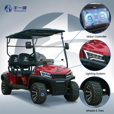 China Chinese Electric Golf Cart Four-Seat Lithium Ready Shuttle for Golf Clubs Resorts & Communities for sale