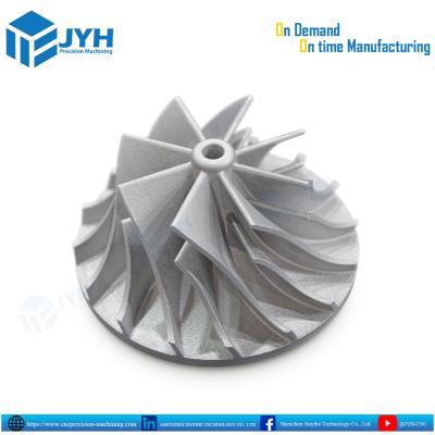 China High-Precision CNC Machined Aluminum Turbo Impeller / Compressor Wheel for sale