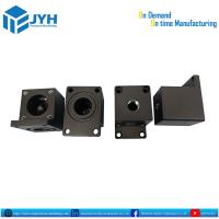 China Custom CNC Machined Aluminum Support Bracket with Flanged Bore 6061 7075 for sale