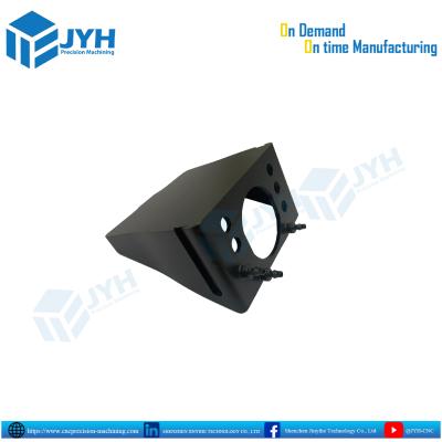 China Precision CNC Machined Black Anodized Aluminum Housing Parts 6061 Corrosion Resistant for sale