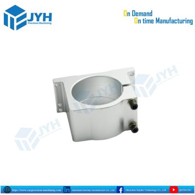 China Custom Silver Anodized Aluminum Components with High Precision CNC Machining for Corrosion Resistance for sale
