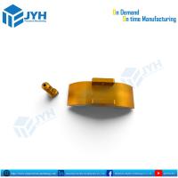China Golden Yellow & Deep Red Anodized Aluminum Parts with Corrosion Resistance and High Precision CNC Machining for sale