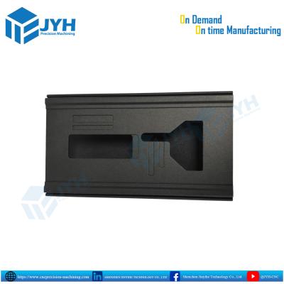 China Custom CNC Machined Aluminum Enclosure with Black Anodized Finish and ±0.005mm Tolerance for sale