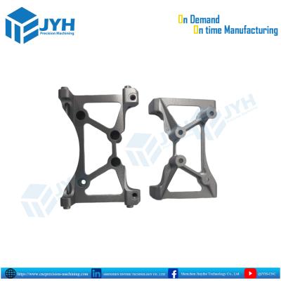 China CNC Machined Structural Bracket with 0.01mm Accuracy Lightweight Ribbed Structure and Customizable Dimensions for sale