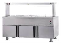 China Silk Road Weight 130kg Marine Kitchen Equipment , 220v Electric Hot Cupboard Rating 2kw for sale