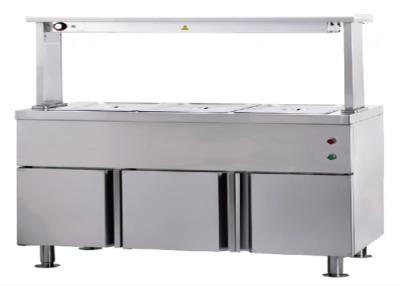 China Silk Road Weight 130kg Marine Kitchen Equipment , 220v Electric Hot Cupboard Rating 2kw for sale