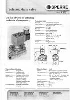 China SPERRE TMS-80 Temperature Witch Solenoid Drain Valve 4332 Air Compressor Pressure Switch HP 4358 for sale