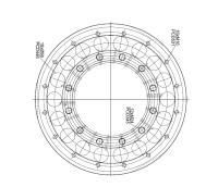 China 6S60MC Piston Crown Marine Diesel Parts With Ring Groove Size 14*11*11*11 MM For KAWASAKI / MAN B&W for sale