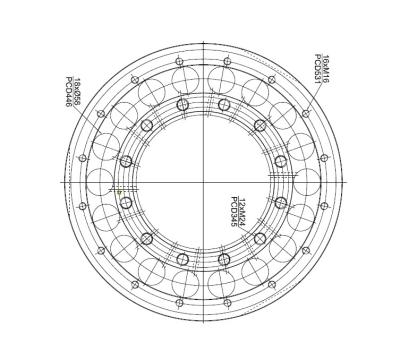 China 6S60MC Piston Crown Marine Diesel Parts With Ring Groove Size 14*11*11*11 MM For KAWASAKI / MAN B&W for sale