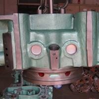 China MAK 6M25 Marine Cylinder Heads , Main Engine Cylinder Head With Valve Seat / Guide for sale