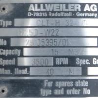 China ALLWEILER AG CLT-H 32-16 4.8KW 440V Marine Pump Parts / Centrifugal Pump for sale