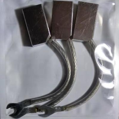 China MARSHALL ISLAND High Density Low Resistance Silver Graphite Brushes 6GE-40Y-40P Lightweight for sale