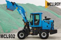China Small 2 Ton Wheel Loader Articulated , Front Bucket Loader With 1350mm Dump Reach for sale