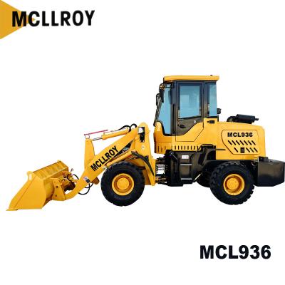 China Industrial Articulated Mini Wheel Loader with 2m Bucket 1650mm Dump Reach for sale