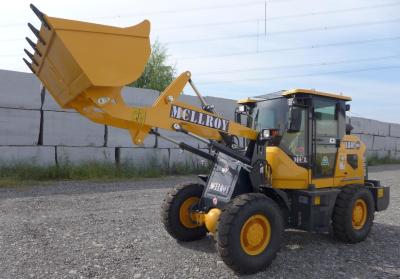 China 42kw Compact Wheel Front Loader Small With 0.5m3 Capacity 2900mm Dump Clearance for sale