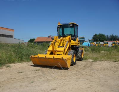 China EU Stage II 1.5 Ton Wheel Loader Isuzu Axle Mini Articulated Loader for sale