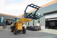 China 2500kg Work Load Small Wheel Loaders Disc Brake Compact for sale