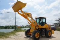 China Compact Articulated Small Wheel Loaders Machanical Joystick for sale