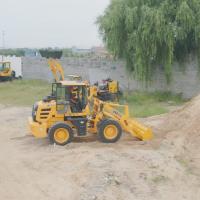China 3500MM Compact Articulated Wheel Loader Cycle Time Less Than 7s Front End Shovel Loader for sale