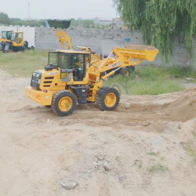 China Mechanical Joystick Mini Compact Loader CVT 280 Torque Converter Transmission Front End Wheel Loader for sale