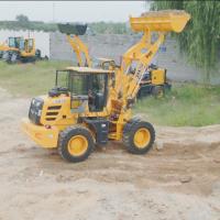 China 2560mm Axle Base Compact Wheel Loaders 6100kg Operating Weight for sale