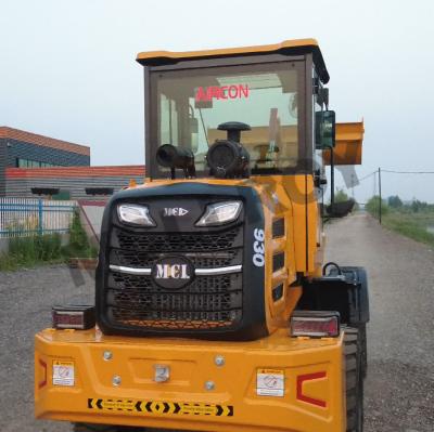 China Mini Compact Wheel Loader Machine Disc Brake 28 km/h Travel Speed for sale