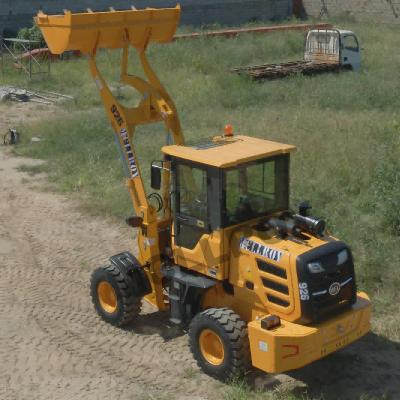 China 42kW Front End Wheel Loader Axle 2210 Mm Compact Loading Shovel for sale