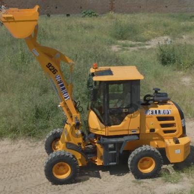 China 0.6-1.0 M3 Bucket Mini Articulated Wheel Loader Axle 2210 Mm Small Loader for sale