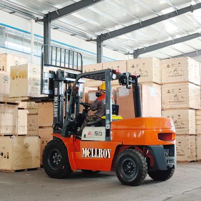 China FD50K Diesel Counterweight Forklift  Load Center 500 Mm MITSUBISHI S4S ISUZU 4JG2 Engine for sale