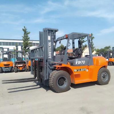 China FD70 IC Forklift 29 Km/H Travel Speed Auto Transimission Double Front Air Tire for sale