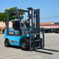 China 12.3KN Traction Force Diesel Powered Forklift FD15 With 12V 80Ah Battery for sale