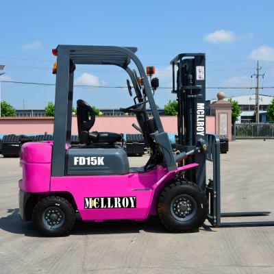 China Compact Diesel Counterweight Forklift FD15 Comfortable Operation Easy Maintenance for sale