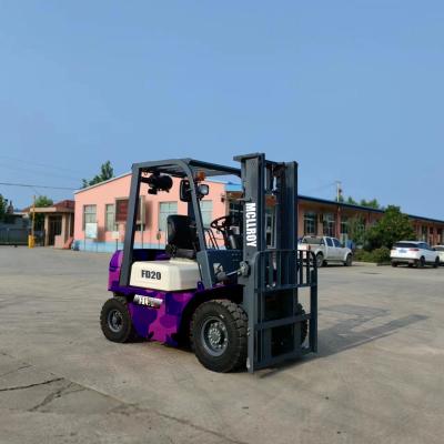 China Customizable Settings Counterweight Forklift Truck Maximum Permissible Gradient 20 ° for sale