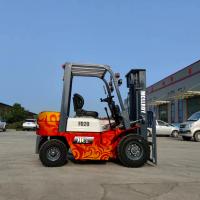 China Heavy-Duty Interal Combustion Forklift Truck Overall Length(With/Without Fork) 3523/2453 Mm for sale