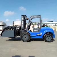 China Advanced Control Panel Rough Terrain Forklift Truck Max. Lifting Speed(Full Loading) 600 Mm/S for sale