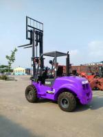 China Enhanced Effiency Diesel Off-Road Forklift Truck Maximum Permissible Gradient 20 ° for sale