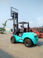 China Long Battery Life Interal Combustion Terrain adaptability Forklift Truck Wheel Track 1250/1205 Mm for sale
