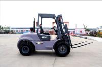China Overhead Guard Height 2210 Mm Flexible Operation Rough Ground Forklift Truck Free Fork Height 100 Mm Safe for sale