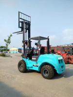 China Easy-To-Use Diesel Four-Wheel Drive  Forklift Truck Working Pressure18.5 Mpa for sale